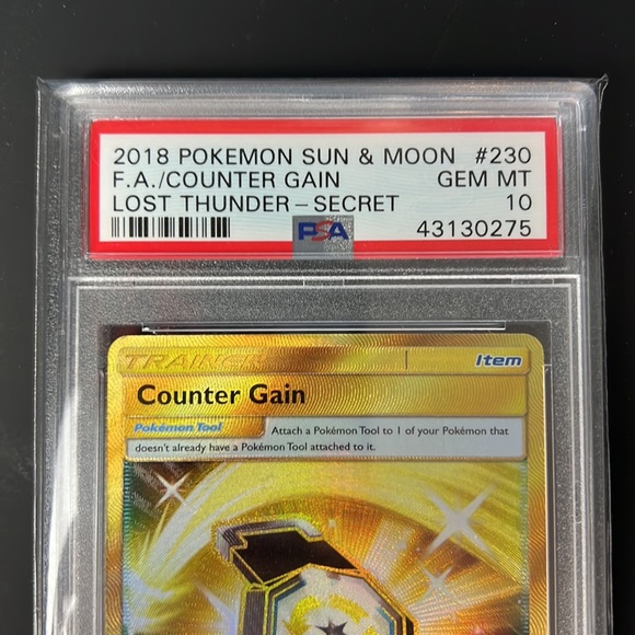 Pokemon | Toys | 28 Pokemon Sm Full Art Counter Gain Lost Thunder ...
